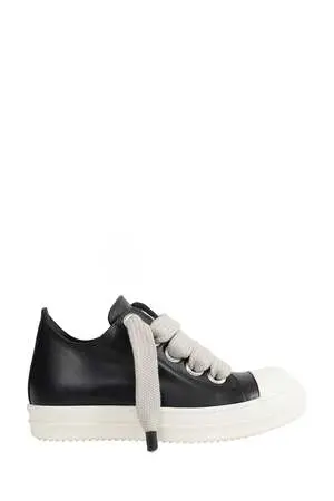 Rick Owens Tower Jumbolace Low Sneaks - Black