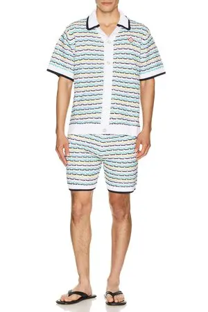 Casablanca Tuck Stitch Shorts