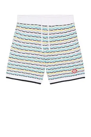 Casablanca Tuck Stitch Shorts