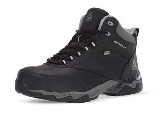 REEBOK Beamer Athletic Composite Toe Waterproof Work Boots - Black/grey
