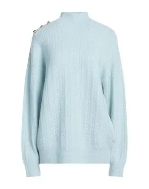 CHIARA FERRAGNI Turtleneck Sky Size Acrylic, Polyamide, Wool, Elastane - Blue