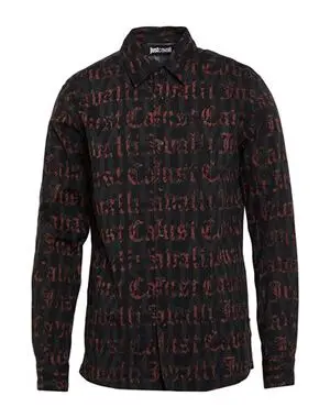 Just Cavalli Shirt Size Cotton, Viscose - Black