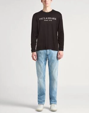 Paul & Shark T-shirt Size Cotton, Elastane - Black