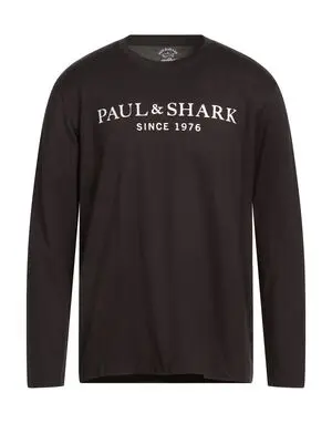 Paul & Shark T-shirt Size Cotton, Elastane - Black
