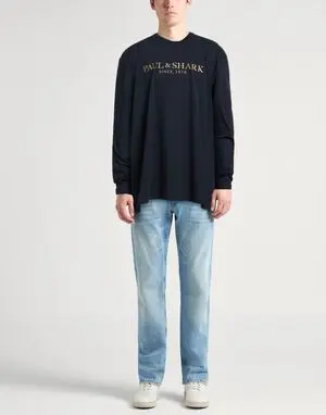 Paul & Shark T-shirt Midnight Size Cotton, Elastane - Blue
