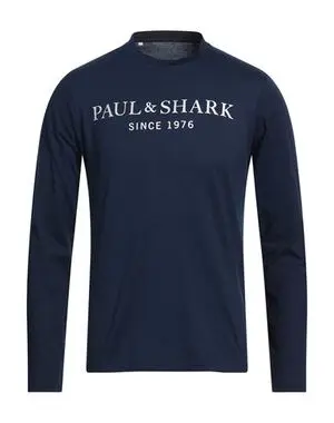 Paul & Shark T-shirt Midnight Size Cotton, Elastane - Navy