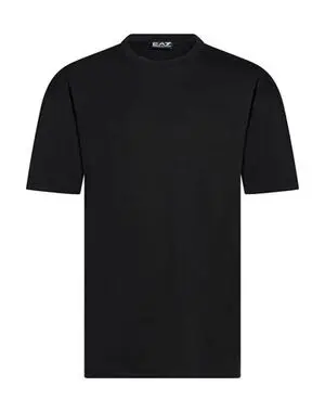 EA7 T-shirt Cream Size Cotton - Black