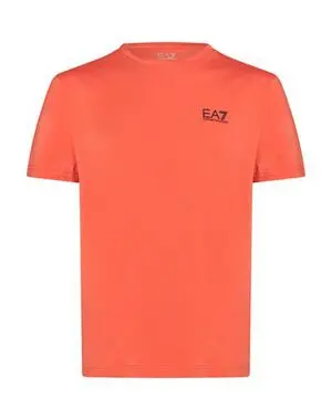 EA7 T-shirt Size Cotton, Elastane - Orange