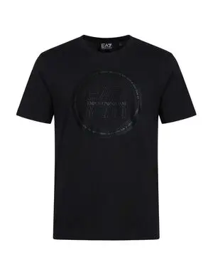 EA7 T-shirt Size Cotton - Black