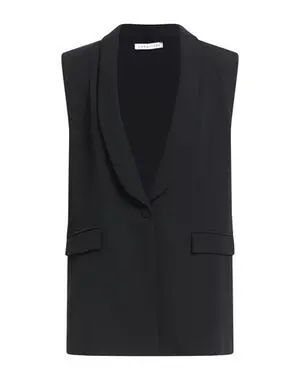 CARACTÈRE Blazer Size Polyester, Elastane - Black