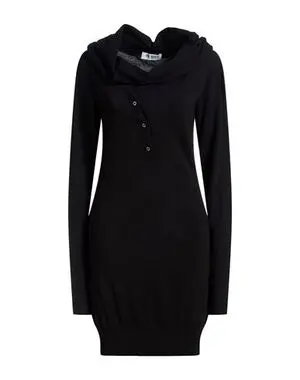 Attico Mini Dress Size Virgin Wool, Cashmere - Black
