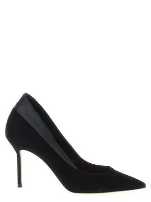 AQUAZZURA AQUAZZURA "Guanto" Suede And Nappa Leather Pumps