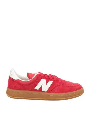NEW BALANCE Leather Sneakers - Red