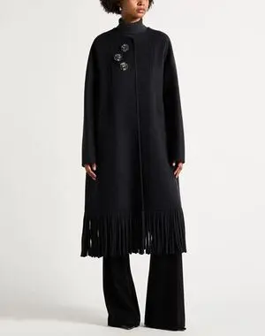 SHIRTAPORTER Coat Charcoal Size Wool, Polyester