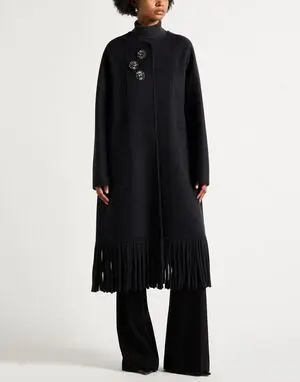 SHIRTAPORTER Coat Charcoal Size Wool, Polyester