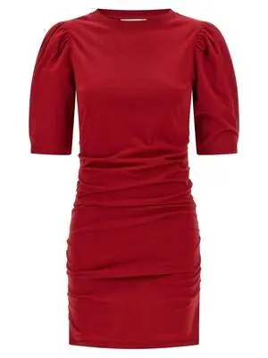 Isabel Marant Étoile Mylda Cotton Jersey Mini Dress - Red