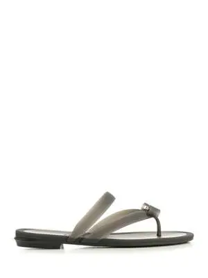 FERRAGAMO Vara Flip-flop Sandals With Jelly Bow - Black