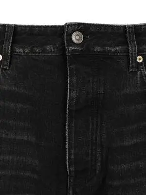 Balenciaga Curved-leg Distressed Jeans