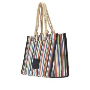 Marc Jacobs Striped Mesh Large Tote Bag