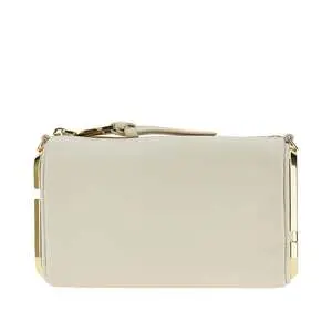 Marc Jacobs The Snapshot' Grained Leather Shoulder Bag - Beige