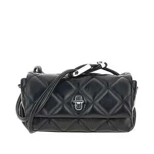 Marc Jacobs Quilted Leather Mini Dual Bag - Black