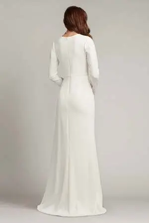 Tadashi Shoji Kleiman Cascading Drape Gown