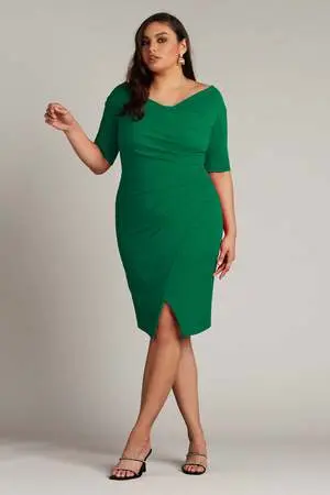 Tadashi Shoji 3/4 Sleeve Cocktail Dresses