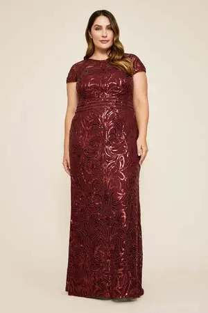 Tadashi Shoji Round Neck Dresses