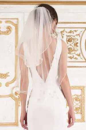 Tadashi Shoji Violetta Blusher Veil