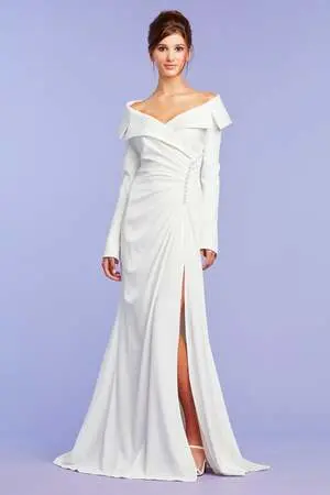 Tadashi Shoji Button Detailed Evening Dresses