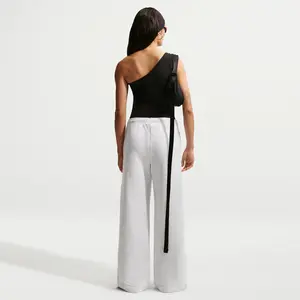Nike Studio Fleece Mid-rise Wide-leg Pants