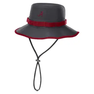 Nike Alabama Sideline Apex Boonie Dri-fit College Bucket Hat - Grey