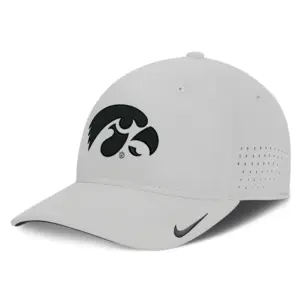 Nike Iowa Sideline Practice Dri-fit College Hat - Grey