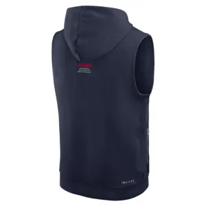 Nike Arizona Sideline Sleeveless Pullover Hoodie - Blue