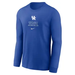 Nike Kentucky Wildcats Dri-fit Long Sleeve T-shirt - Blue