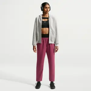 Nike Studio Fleece Sport Dri-fit Mid-rise Pants - Red
