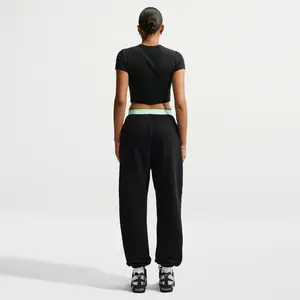 Nike Studio Fleece High-rise Oversized Cuffed Pants