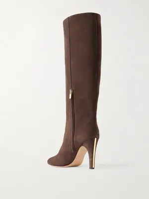 FERRAGAMO Nylu 95 Nubuck Knee-high Boots