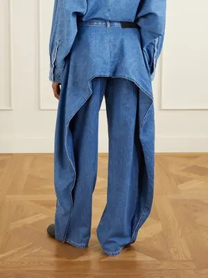Loewe Draped Wide-leg Jeans