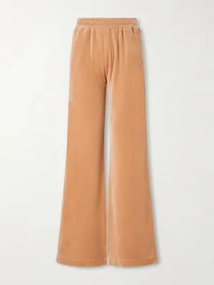 Chloé Wide-leg Velvet Pants