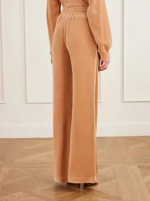 Chloé Wide-leg Velvet Pants