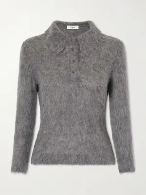 Chloé Alpaca-blend Polo Sweater