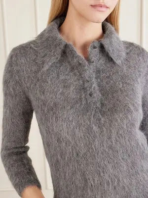 Chloé Alpaca-blend Polo Sweater