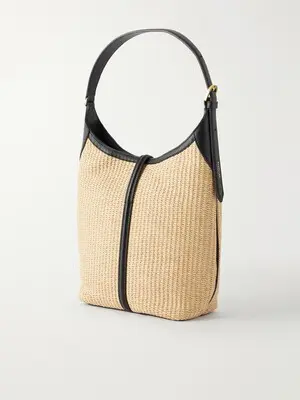 DEMELLIER The Siena Raffia Shoulder Bag - Neutrals