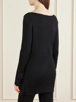 THE ROW Ozma Pleated Silk Top