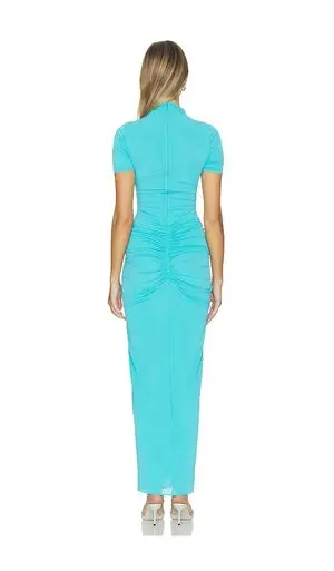 Ronny Kobo Enid Dress In Blue