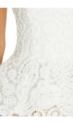 PatBO Gal Embroidery Peplum Maxi Dress