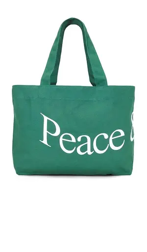 MUSEUM OF PEACE & QUIET Jumbo Wordmark Tote Bag - Forest