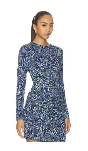 Ulla Johnson Nova Ruched Jersey Top In Blue