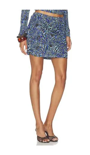 Ulla Johnson Clementine Jersey Skirt In Blue